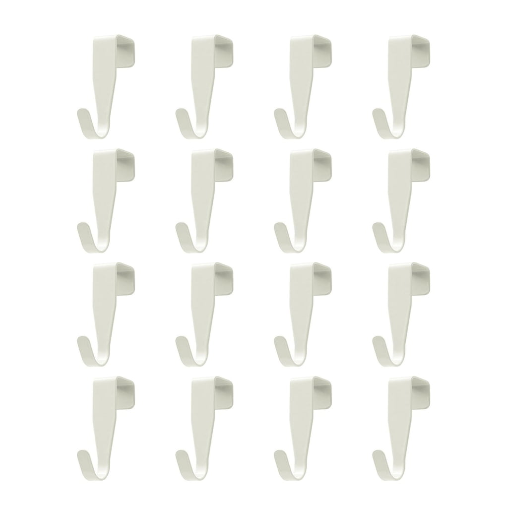 BYNNIX Set of 16 Cabinet Door Hooks Rustproof Hooks Removable Adhesive ...