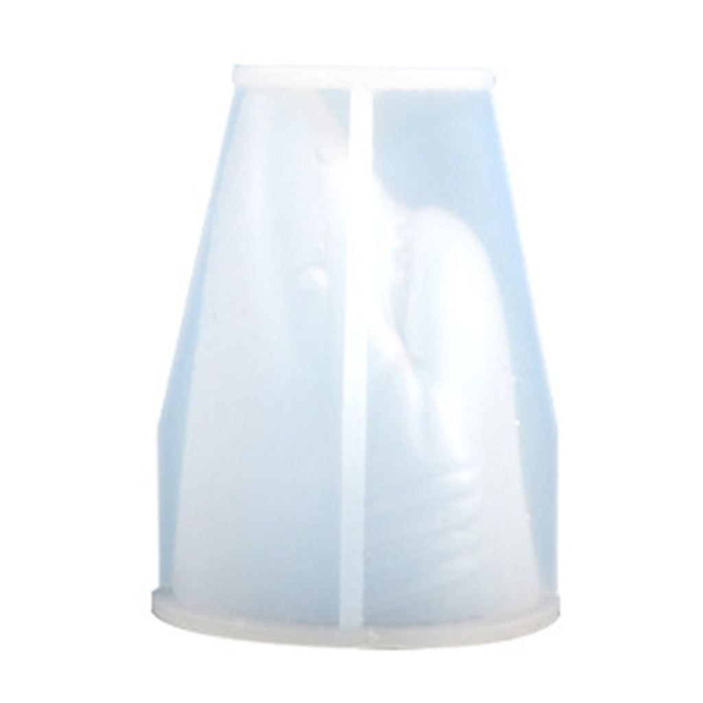 BYNNIX Silicone Easy Release Reusable Bear Shark Ice Cube Mold Ice Cup ...