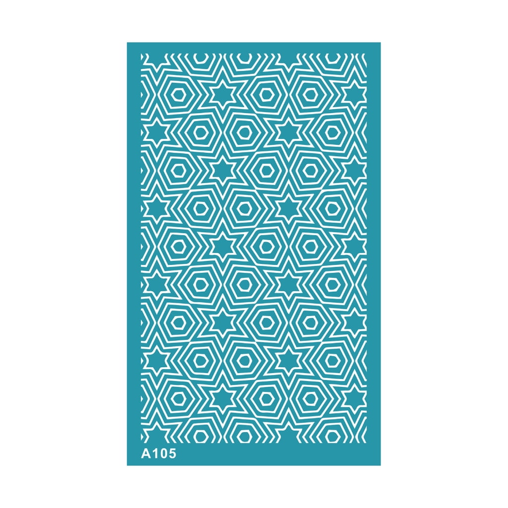 BYNNIX Silk Screen for Clay, Reused Silk Screen Templates for Earrings ...