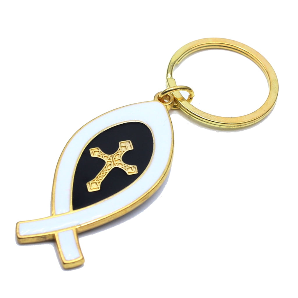 BYNNIX Two-sided for Cross Jesus Christ for Key Buckle Church Souvenirs ...
