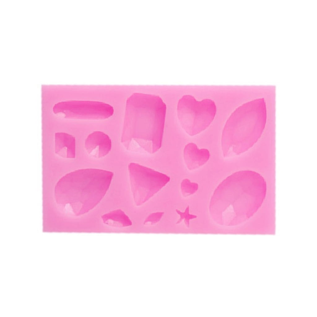 BYNNIX Valentines Day Gem- Silicone Mold Fondant Chocolate Mold DIY ...