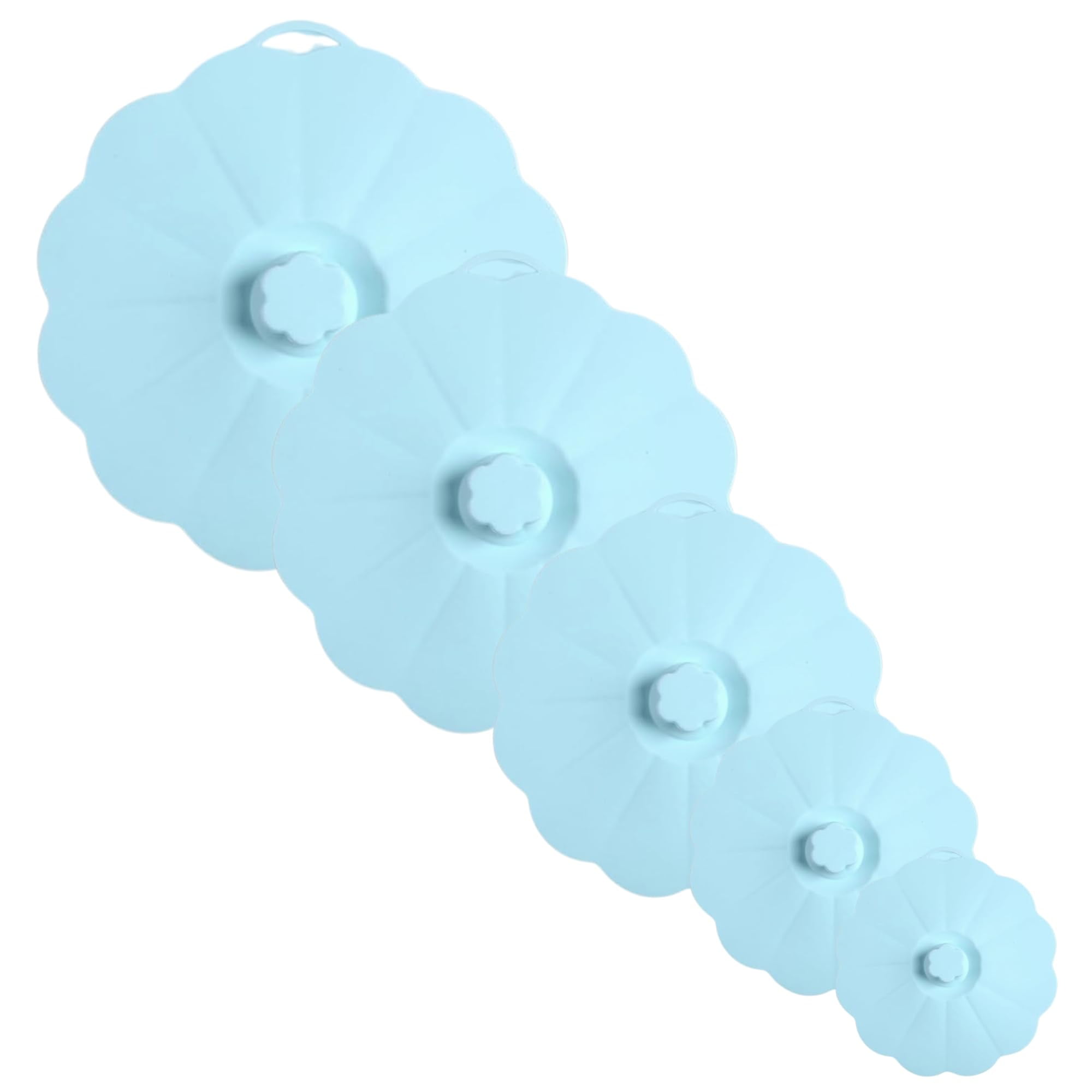 BYOBA Silicone Food Lid 5 Pcs, Reusable Food Storage Cover, Seal Covers ...