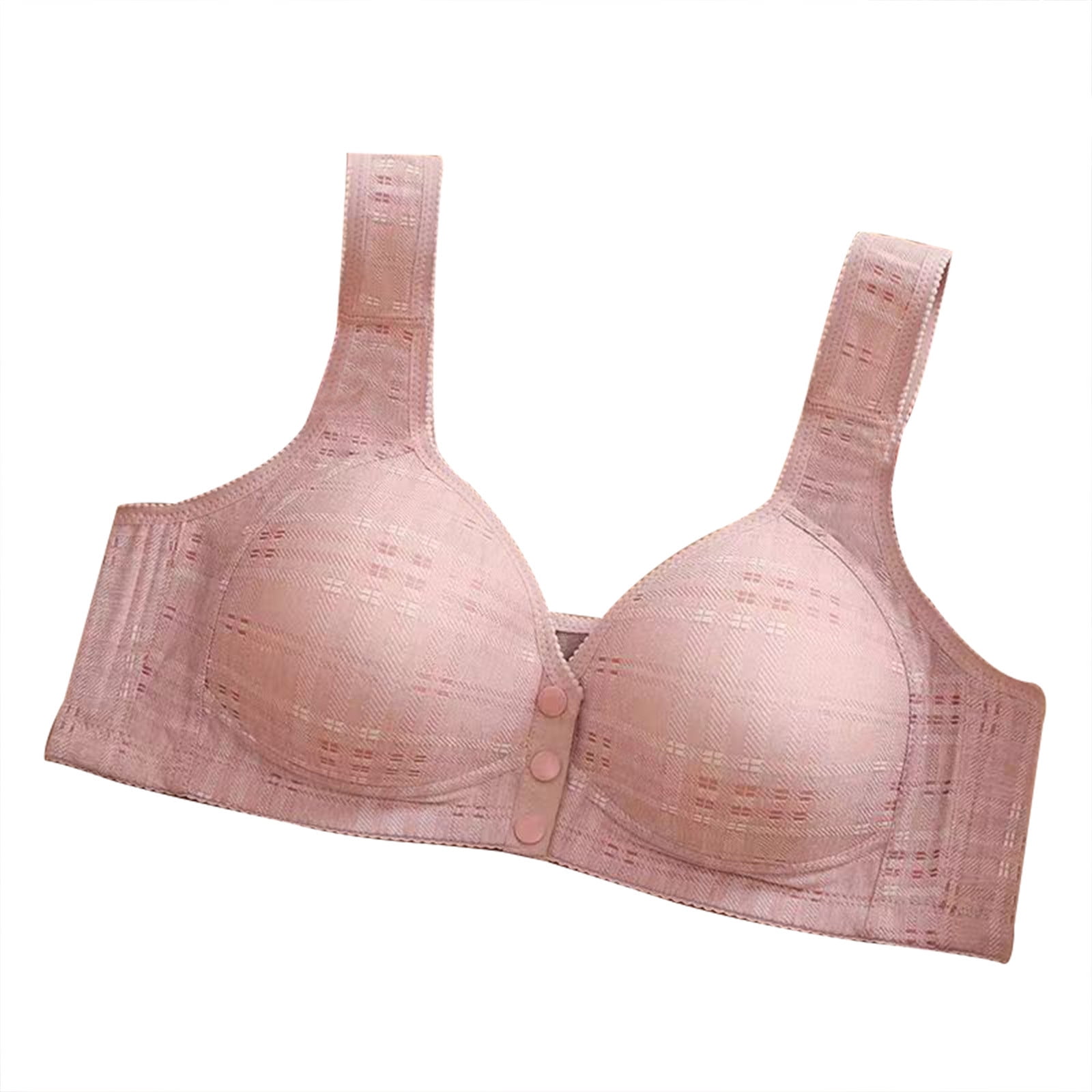 BYOIMUD Wireless Bra Savings Front Closure Bra for Old Ladies Gift for ...