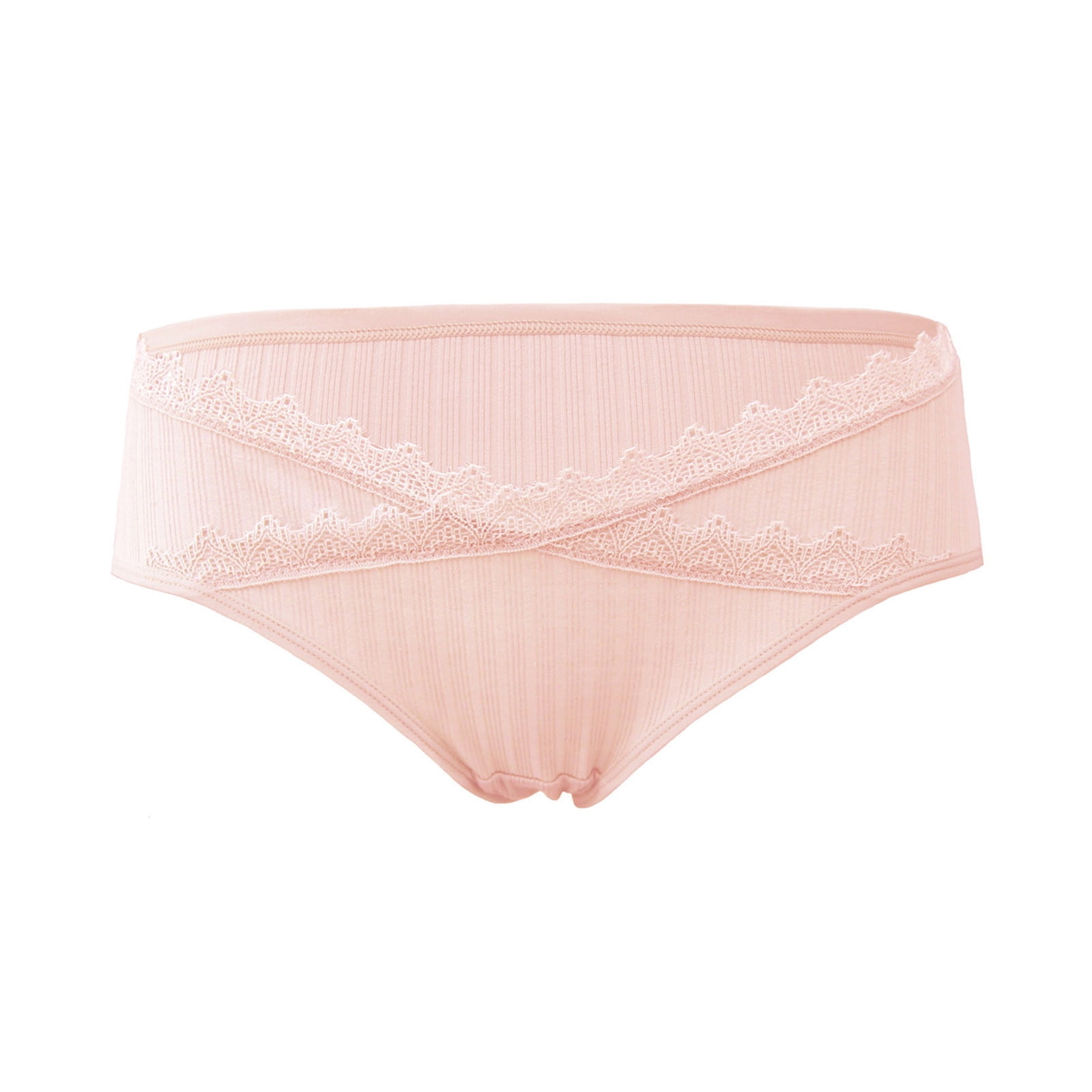 BYOIMUD Women's Flattering Lace Panties Breathable Cotton Stretch ...