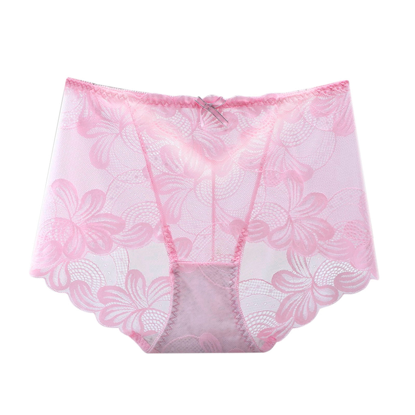 BYOIMUD Women's Lace Cheeky Panties Ladies Lace Bikini Lightweight ...