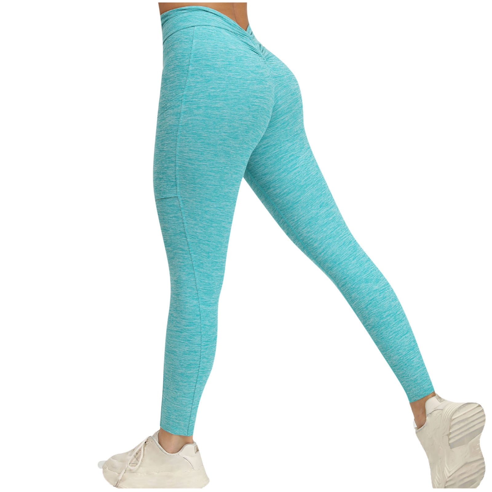 BYOIMUD Women's Yoga Pants Clearance Butt Lift Exercise Workout Gym Leggings Soft Trousers ...