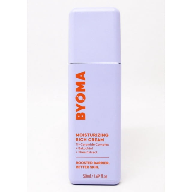 Byoma Moisturizing Cream - Barrier Repair Lotion with Bakuchiol, Shea ...