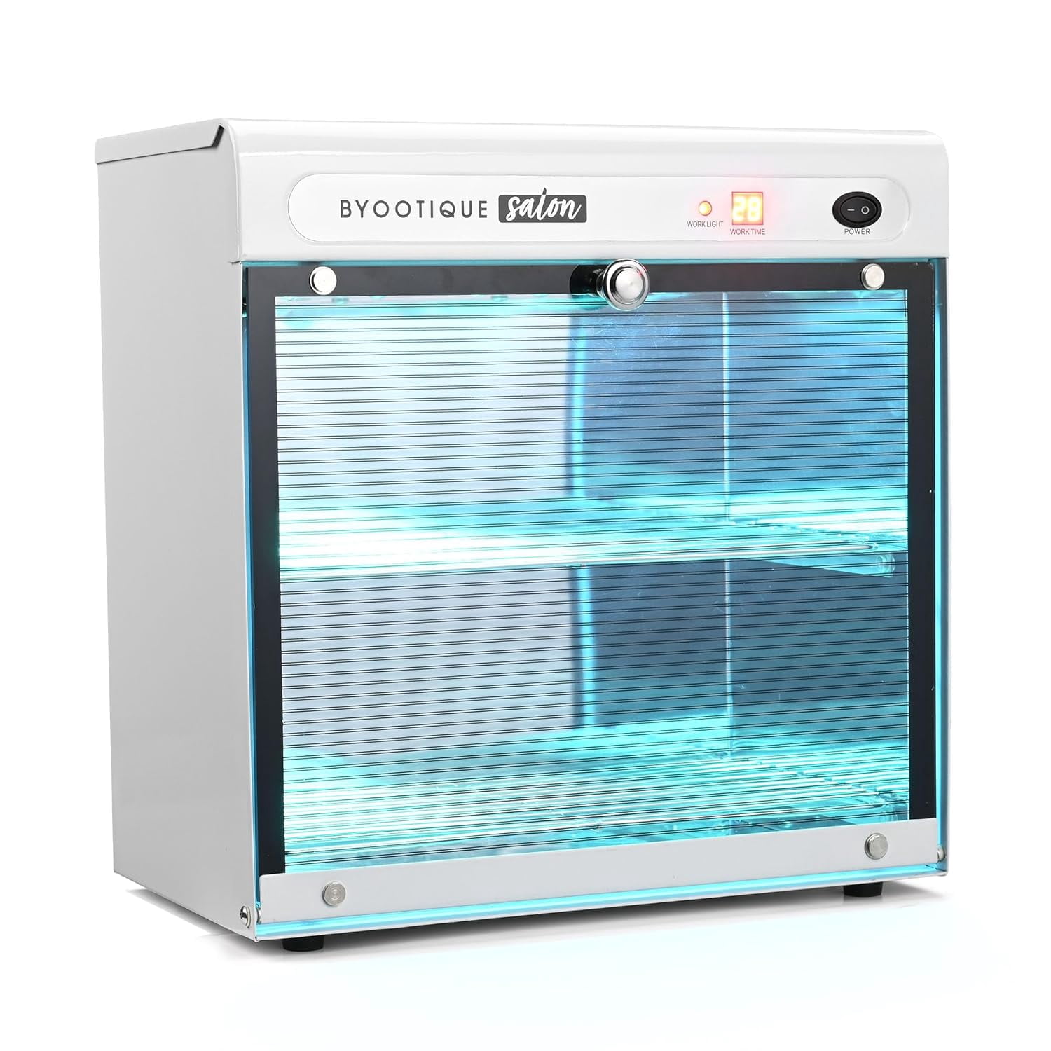 BYOOTIQUE 16L Nail Tool Cleaning Machine Electric Towel Cabinet Blue ...