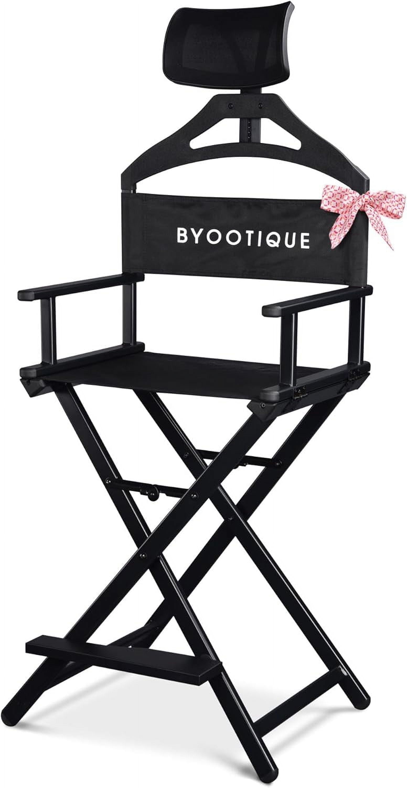 BYOOTIQUE Makeup Artist Stool Chair, Protable 28" Height Tall Folding ...