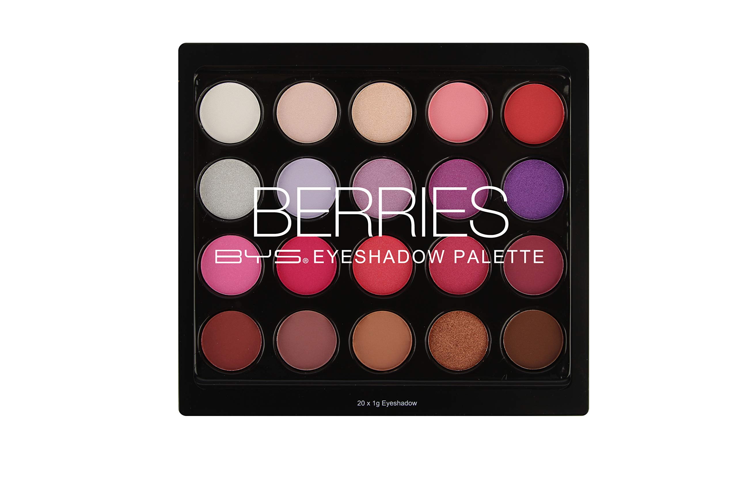 BYS Berries Eyeshadow Palette, 20 Color Collection Kit - Matte ...