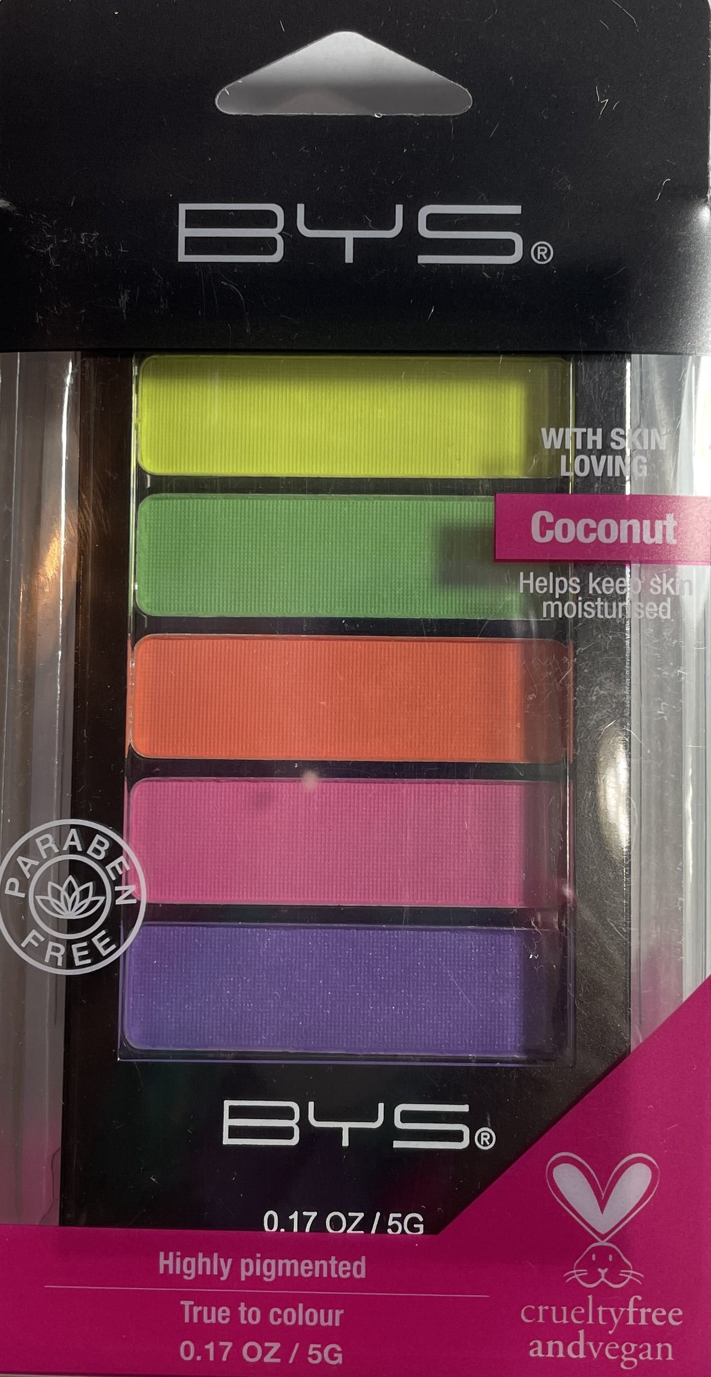 BYS NEON EYESHADOW WITH COCONUT - Walmart.com