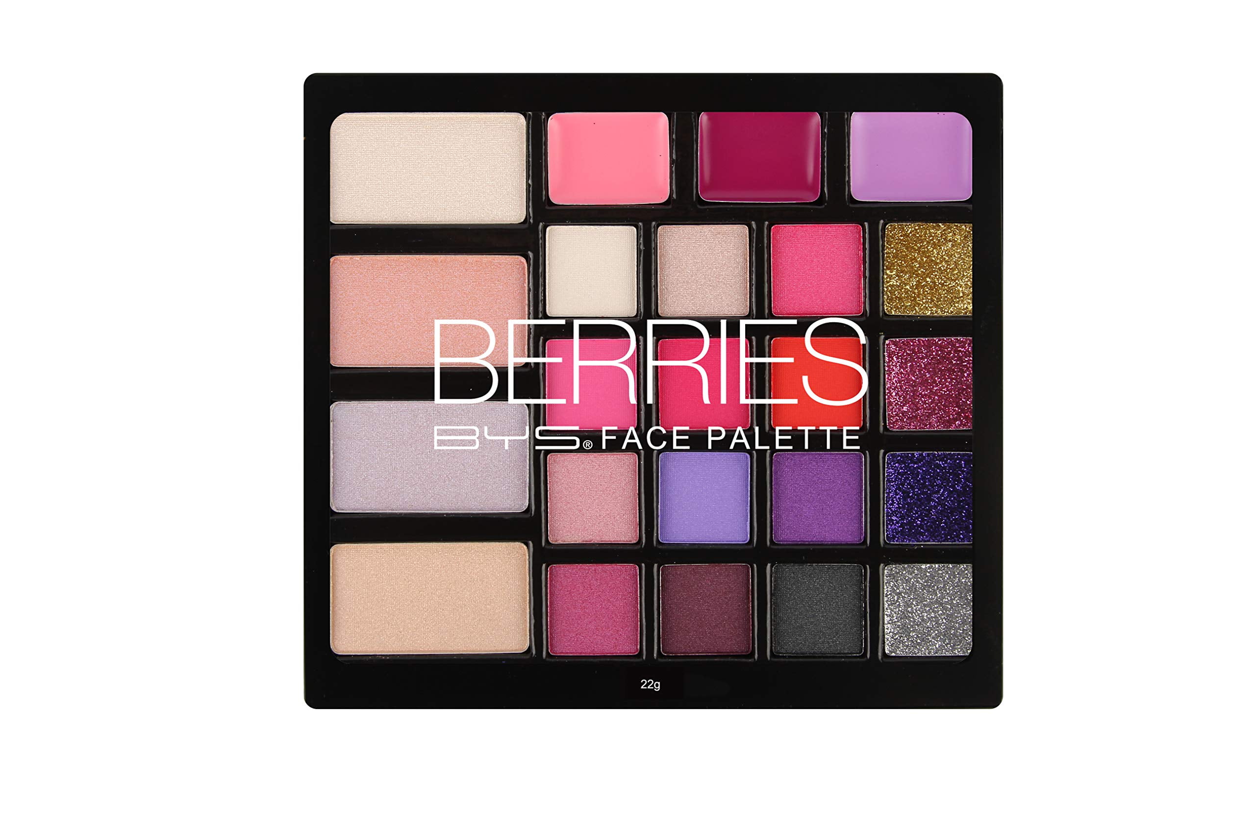 BYS Peach Face Palette - Eyeshadows, Lip Gloss, Contour, Highlighter ...