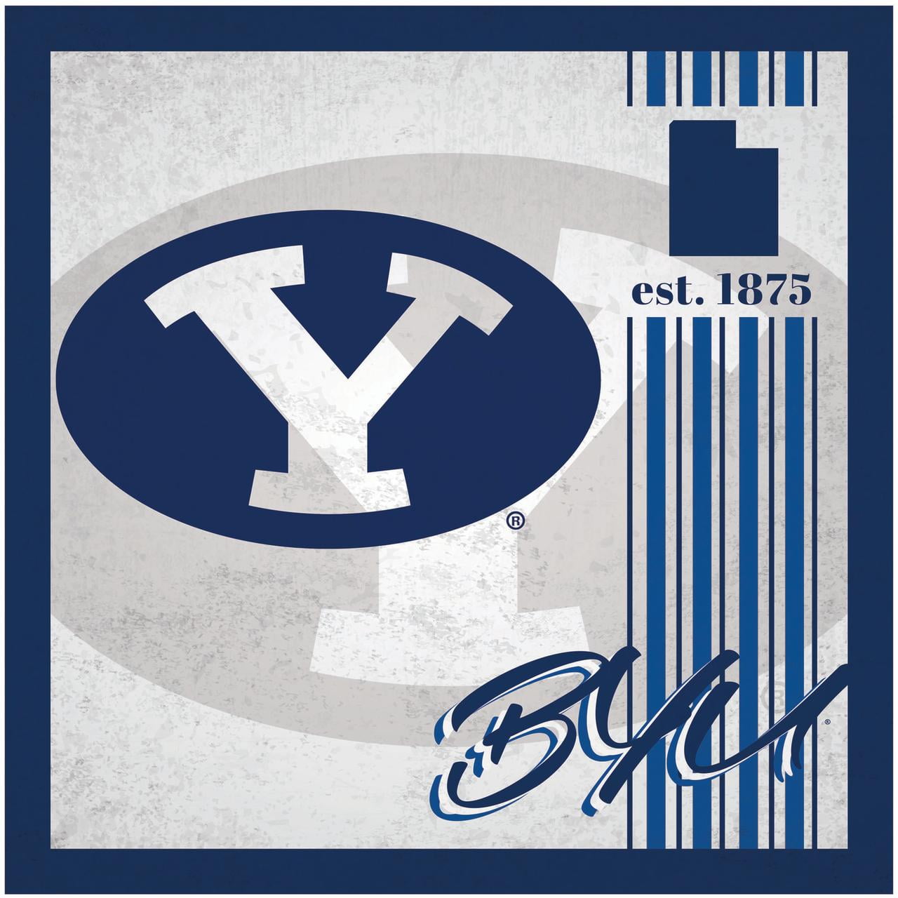BYU Cougars 10" x 10" Greatest Hits Team Sign - Walmart.com