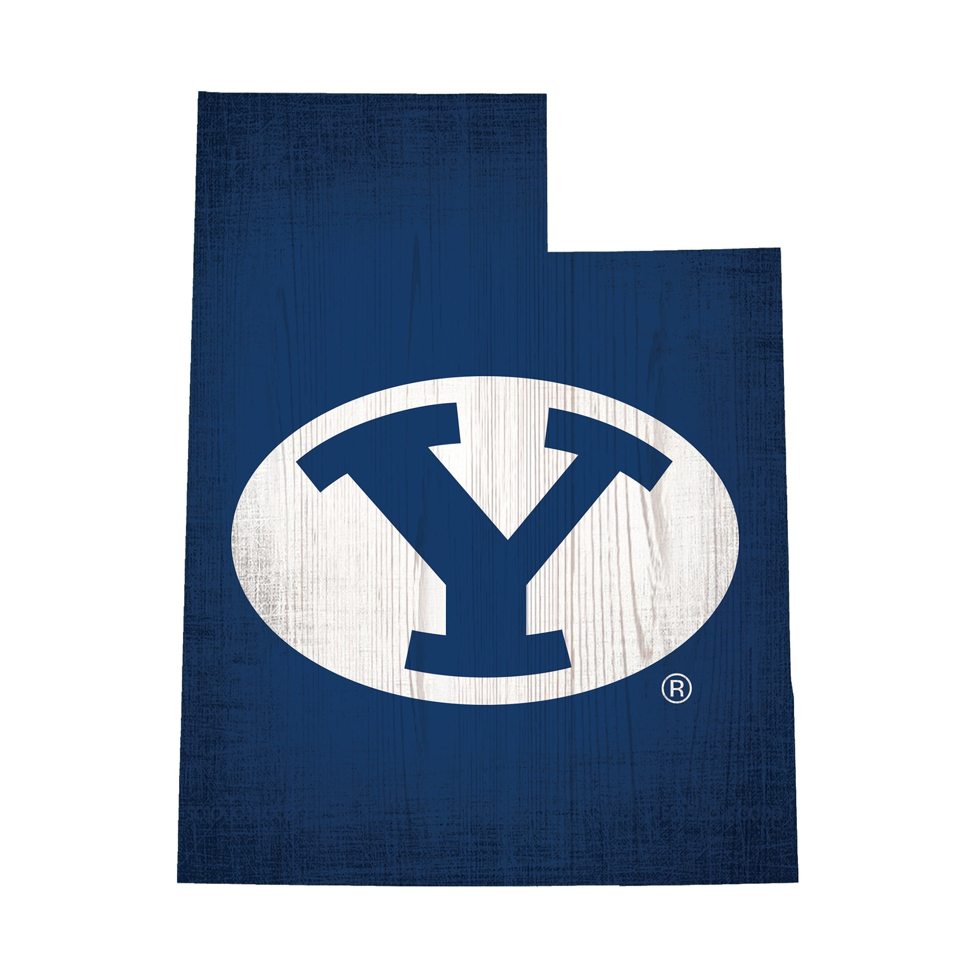 BYU Cougars 12" Logo State Sign - Walmart.com