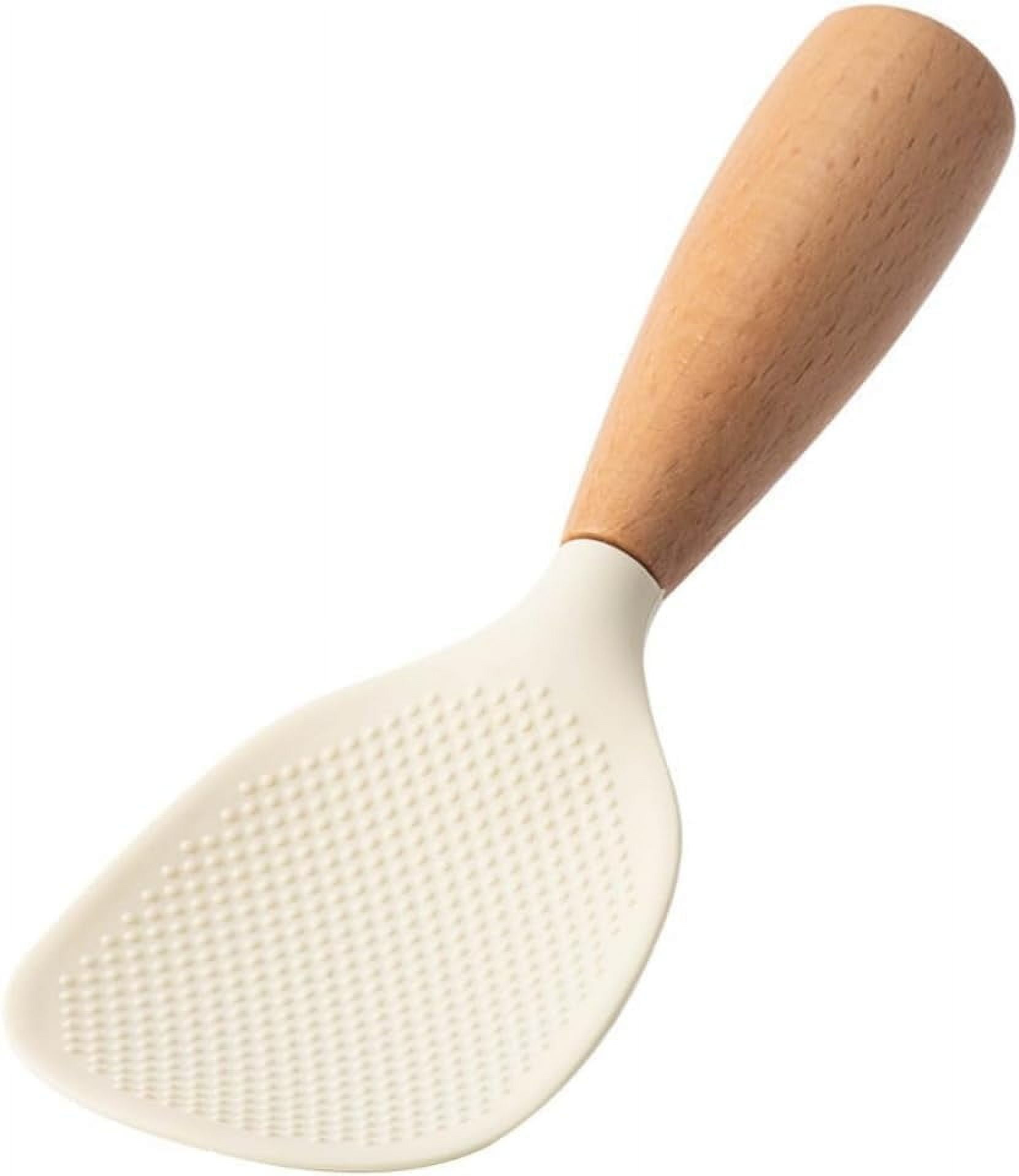 BYXAS 1Pcs Standing Silicone Rice Spoon Paddle, Rice and Potato Servers ...
