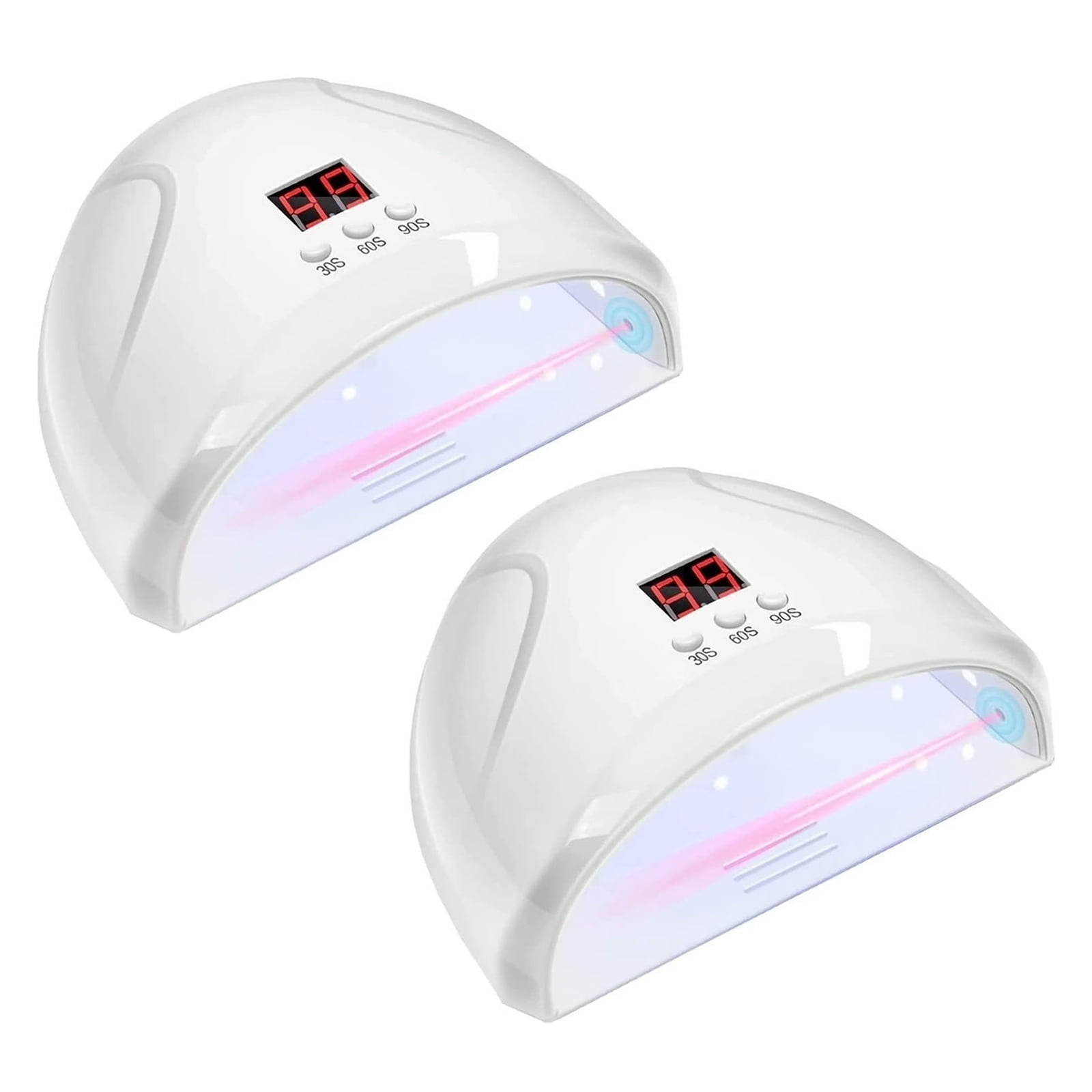 BYXAS 2 Pack UV Light for UV LED Nail Lamp 36W, LED Nail Dryer with ...