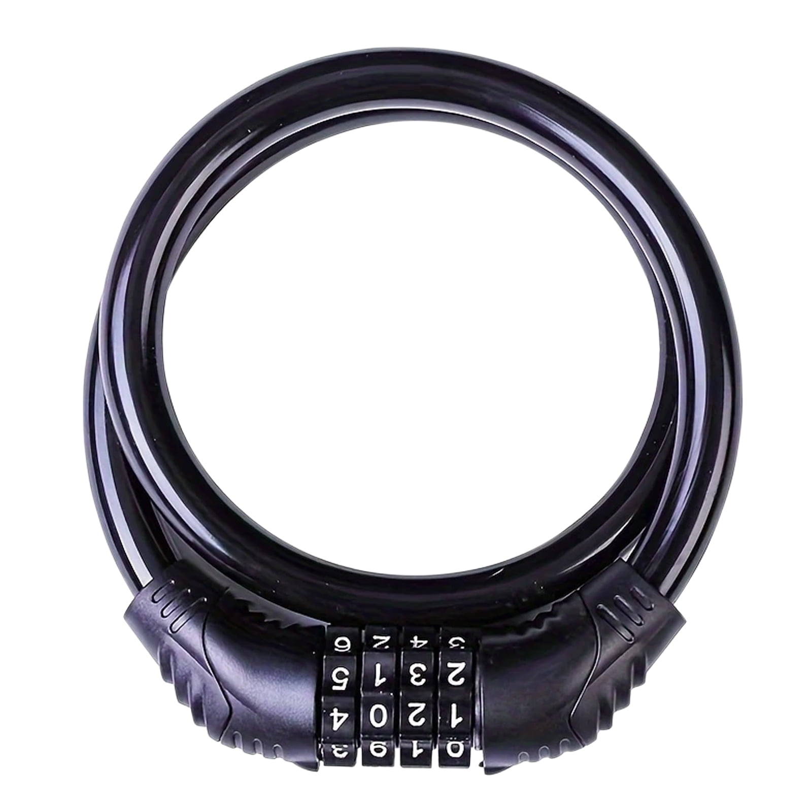 BYXAS 25 Inch Bike Lock Cable, Portable Anti Theft 4 Digits Codes Cable ...