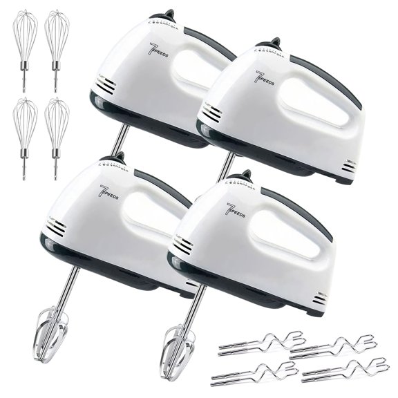 Galanz 5-Speed Lightweight Electric Hand Mixer with Dough Hooks ...