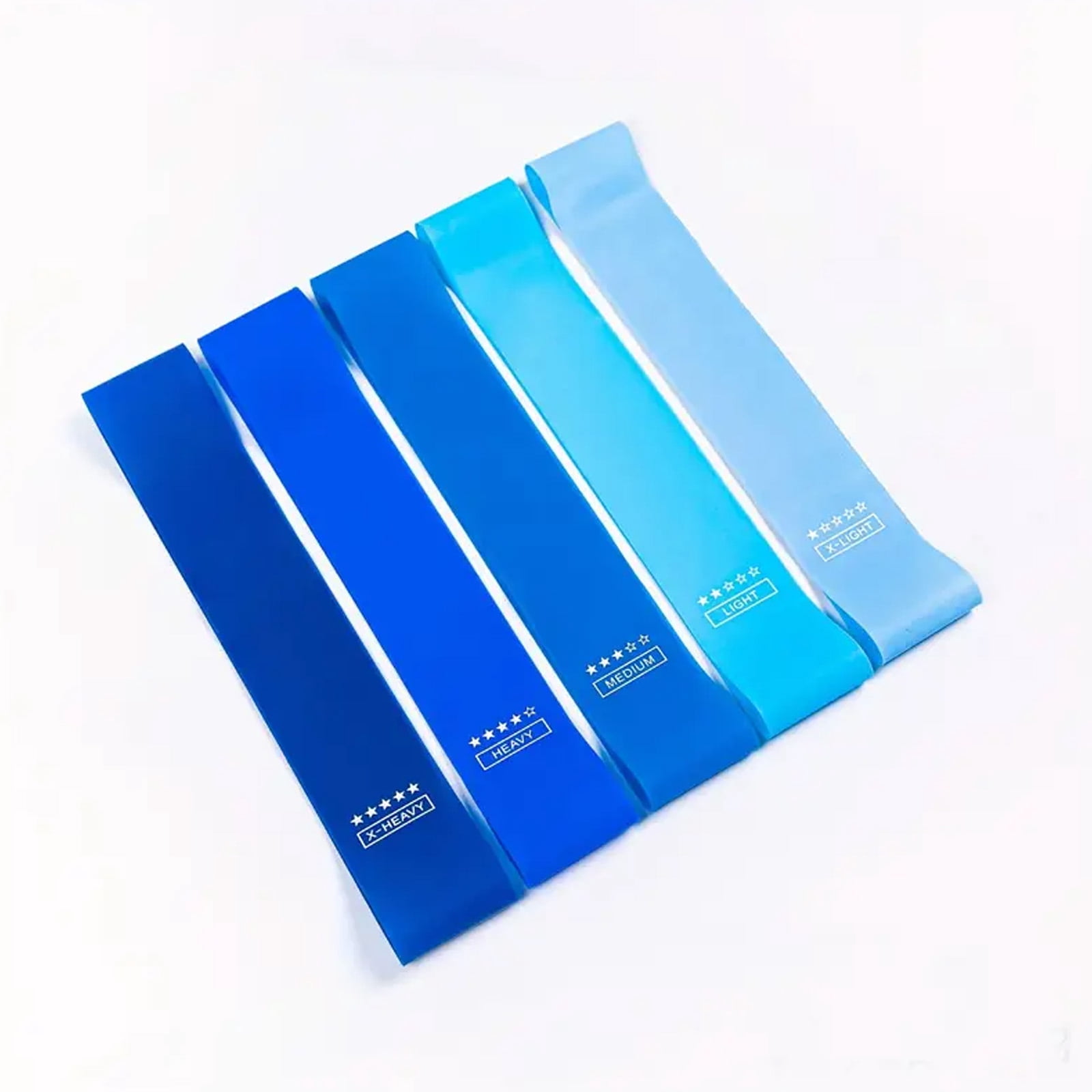 BYXAS 5 Pcs Resistance Bands, Professional Exercise Bands Elastic ...