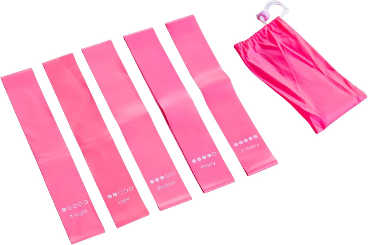 BYXAS 5 Pcs Resistance Bands, Professional Exercise Bands Elastic ...
