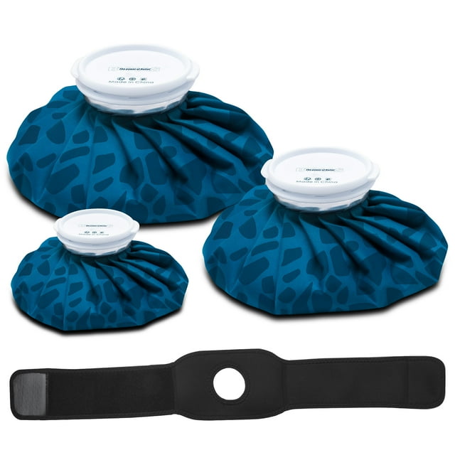 BYXAS Ice Cold Pack Reusable Ice Bags Hot Water Bag for Injuries, Hot ...