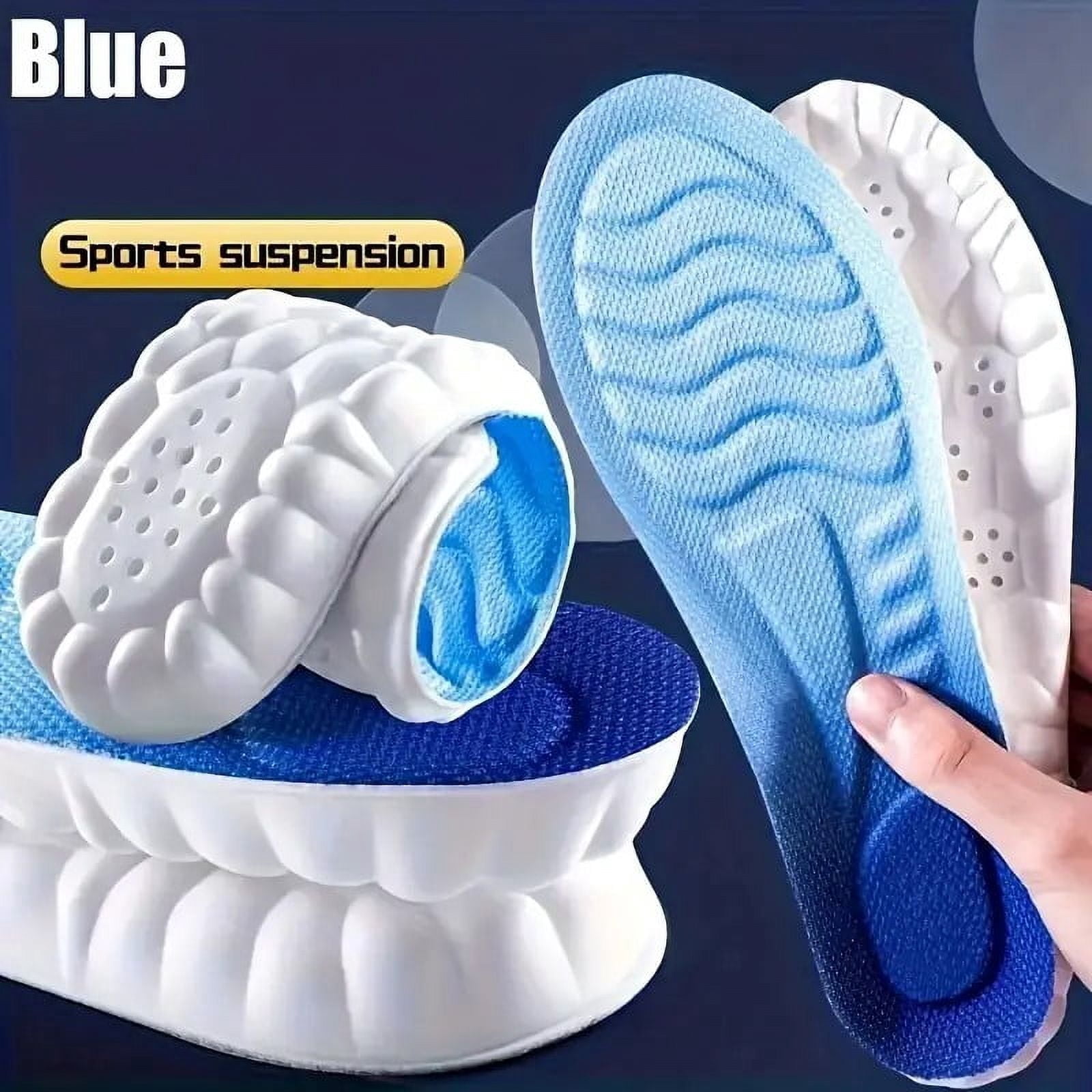 BYXAS Insoles Men Plantar Fasciitis Orthotic Insoles Flat Feet Arch ...