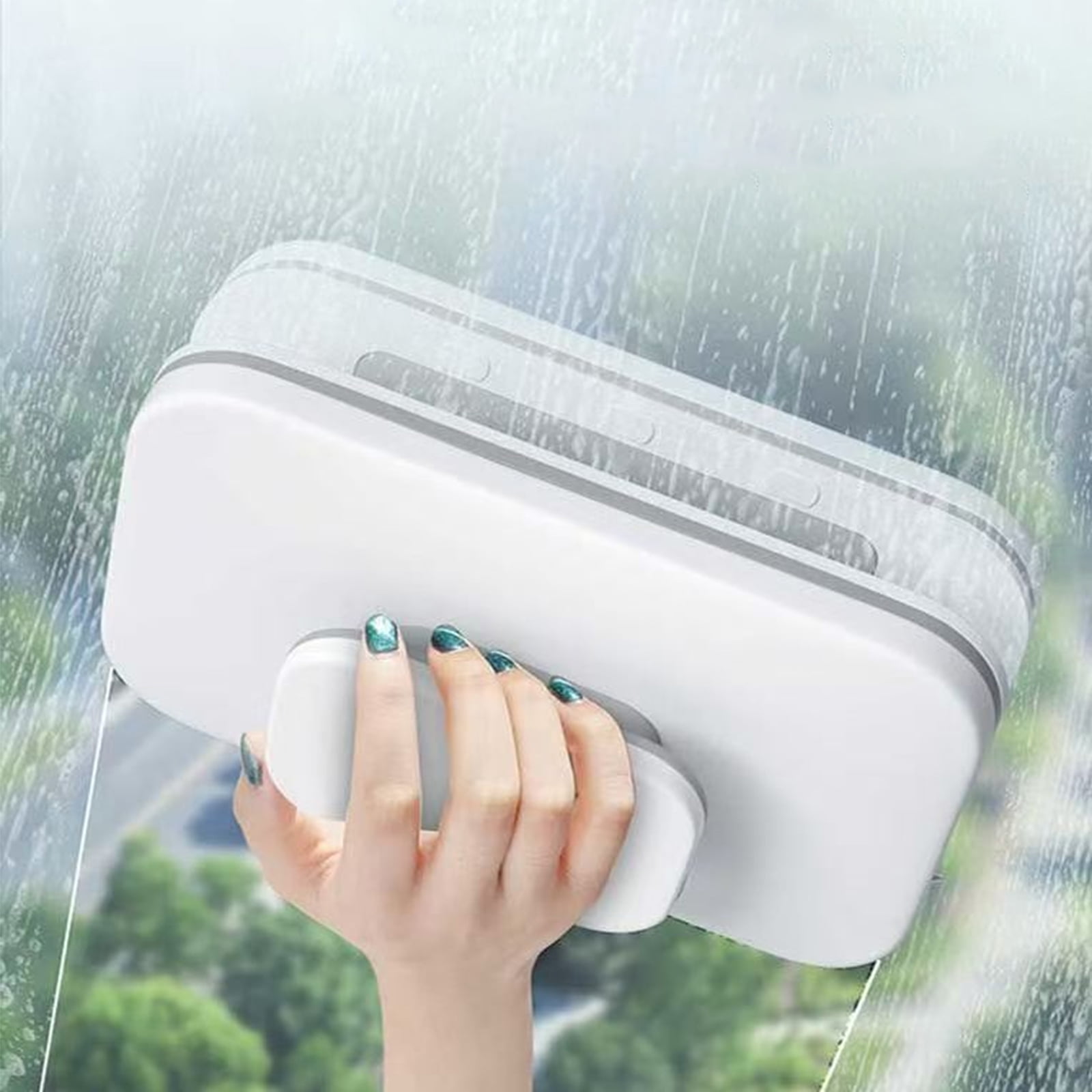 BYXAS Magnetic Windshield Cleaner Tool, Double-Sided Magnetic Glass ...