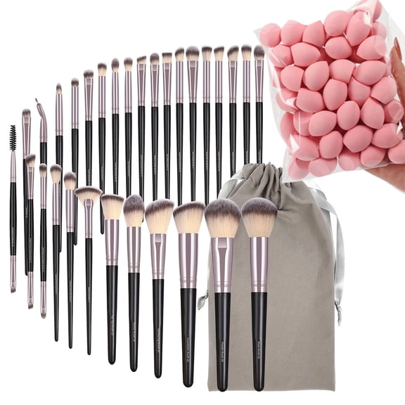 Vadktai Makeup Sponge Set Cheek Brush Foundation Blending Sponge Makeup ...