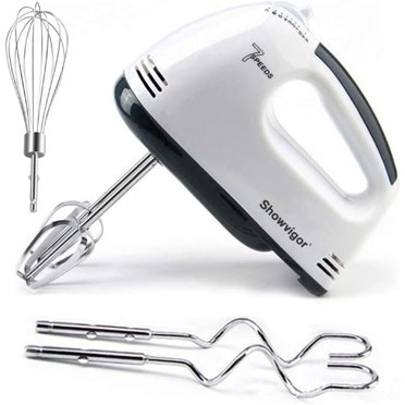 Honeyhawk Mixing machines, 5-Speed Electric Hand Mixer with Stainless ...