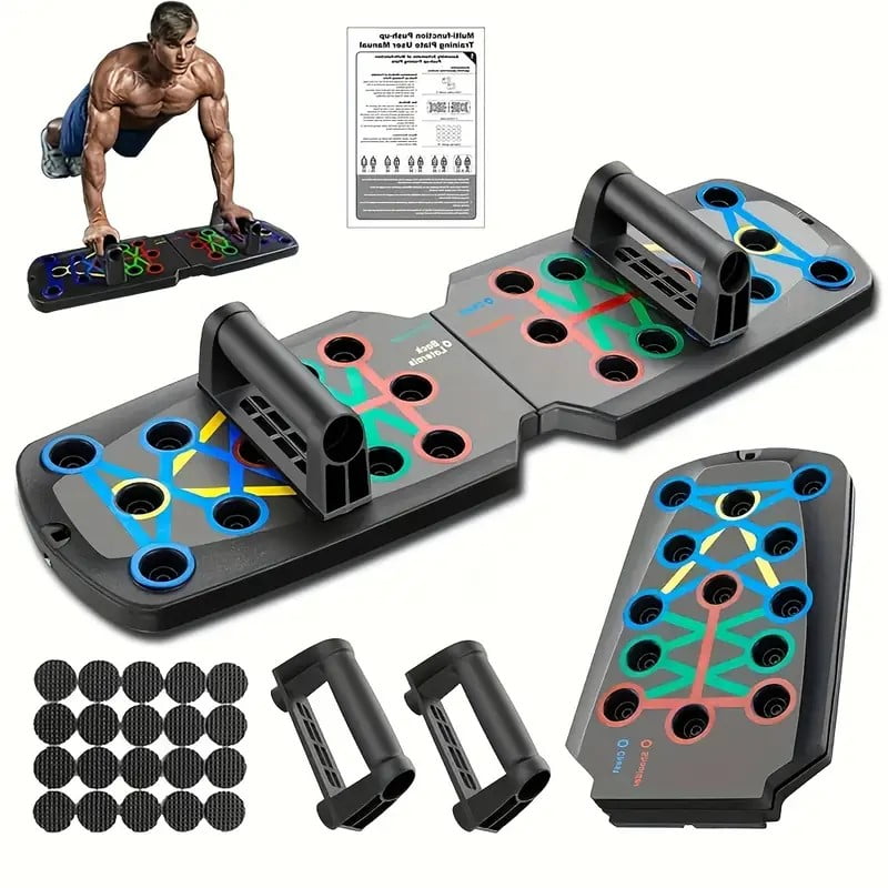 BYXAS Push Up Board 15 in 1 Home Workout Equipment Multi-Functional ...