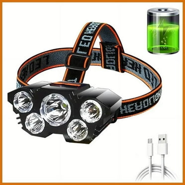 Rechargeable Headlamp Work Head Light Micro USB Head Lamp To Wear for ...