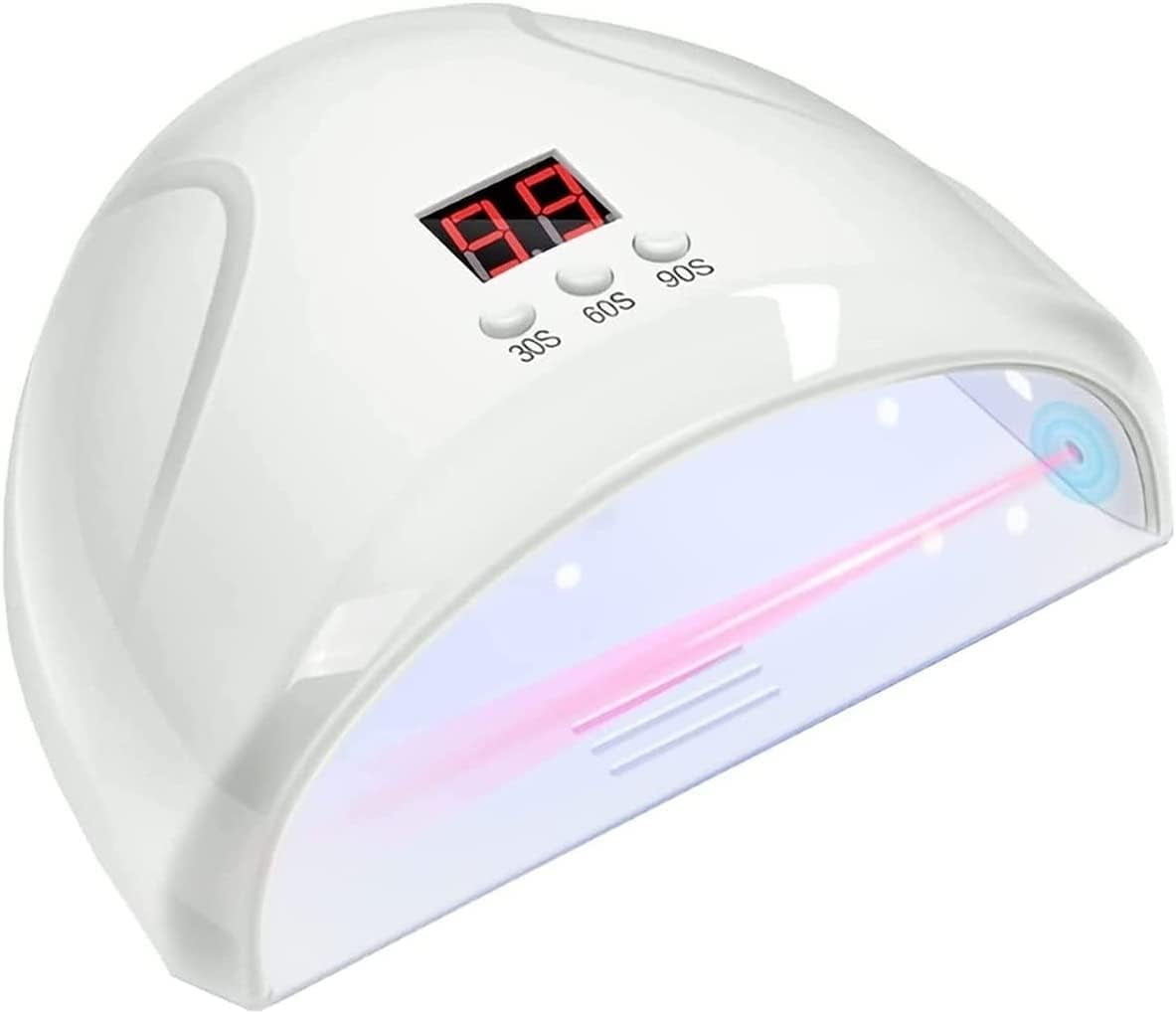 BYXAS UV LED Nail Lamp 36W, LED Nail Dryer with 3Timer/Sensor/LCD ...