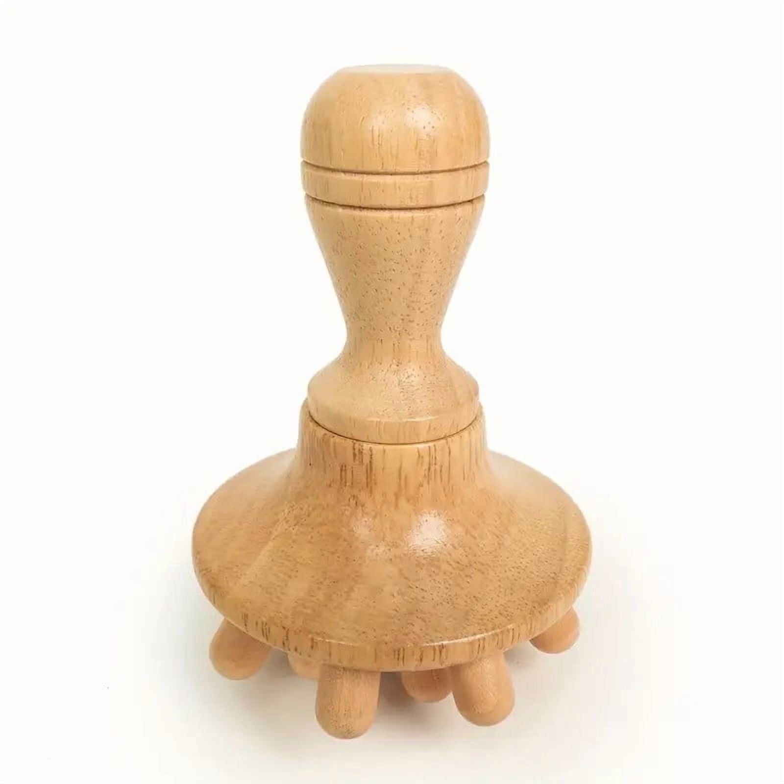 BYXAS Wooden Mushroom Massager, Wooden Body Contouring Therapeutic Tool ...