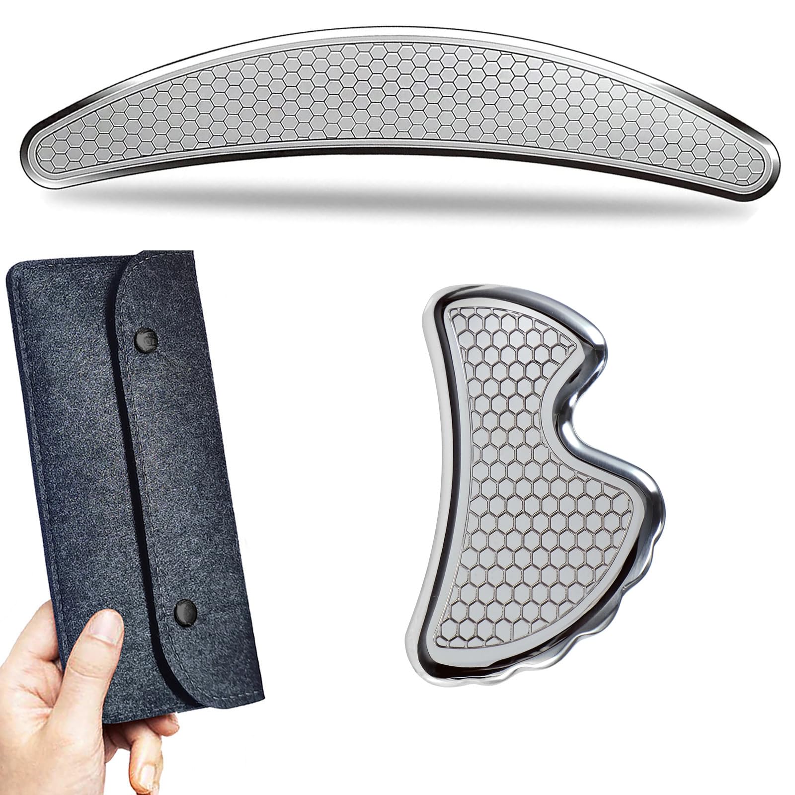 BYYDDIY- 2 in 1 Gua Sha Muscle Scraper Tool Set,Scraping Massage Tools ...