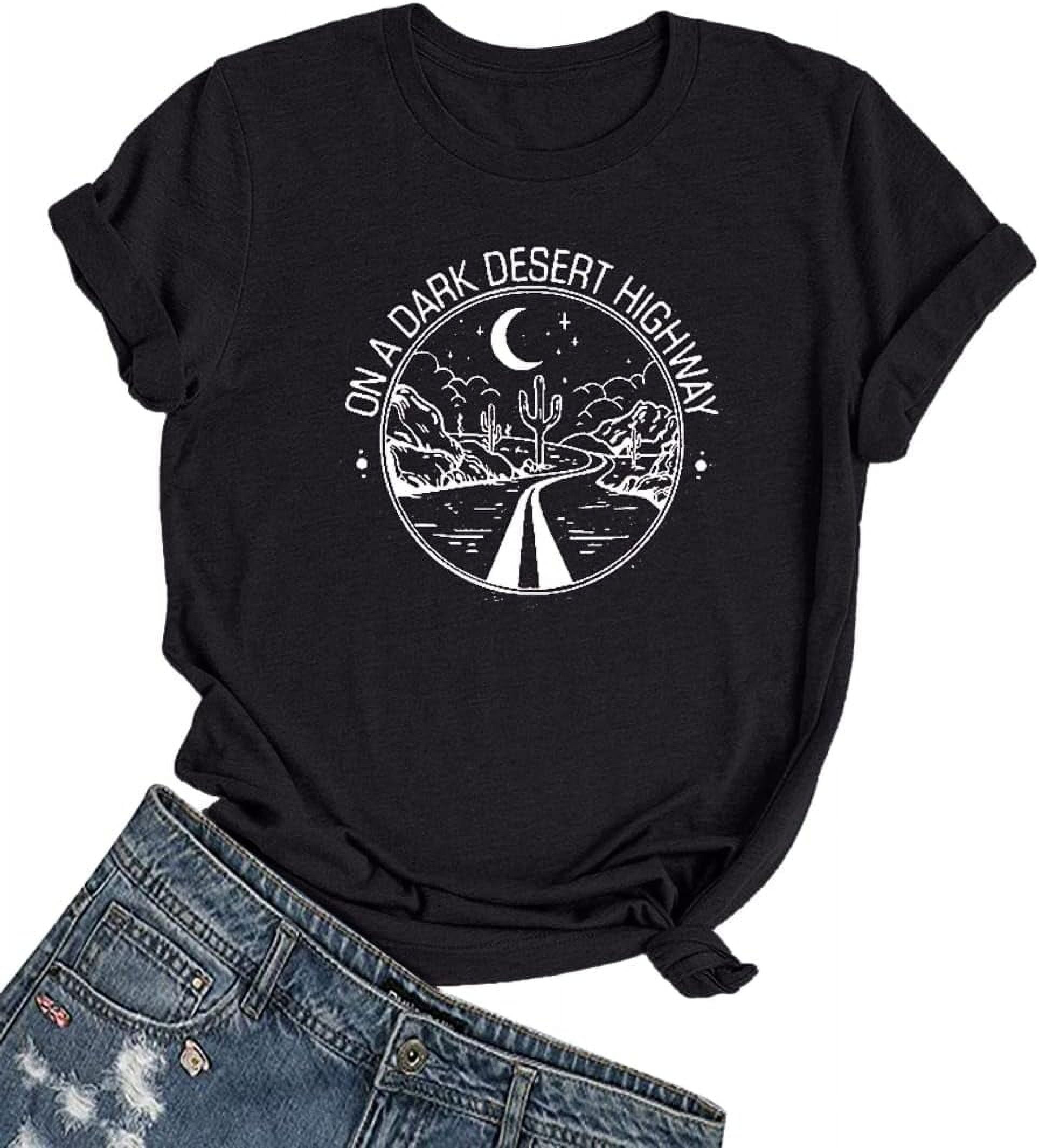 BZB Women's Graphic Tees Oversized T Shirts Summer Short Sleeve Casual ...