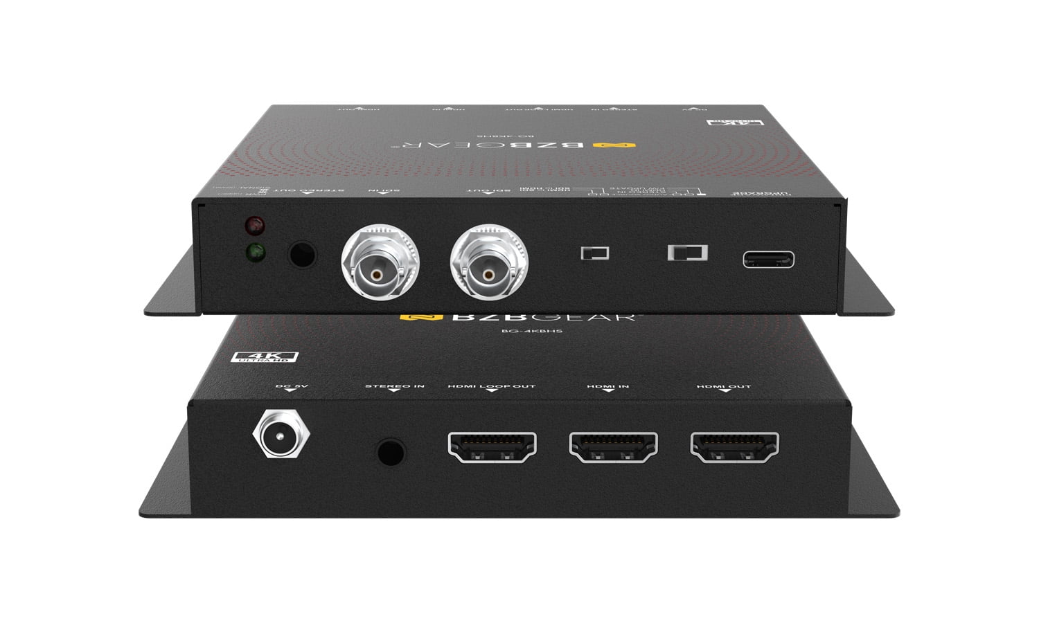 BZBGEAR 12G/6G/3G/HD-SDI & HDMI 2.0 Bi-Directional Converter with Audio ...