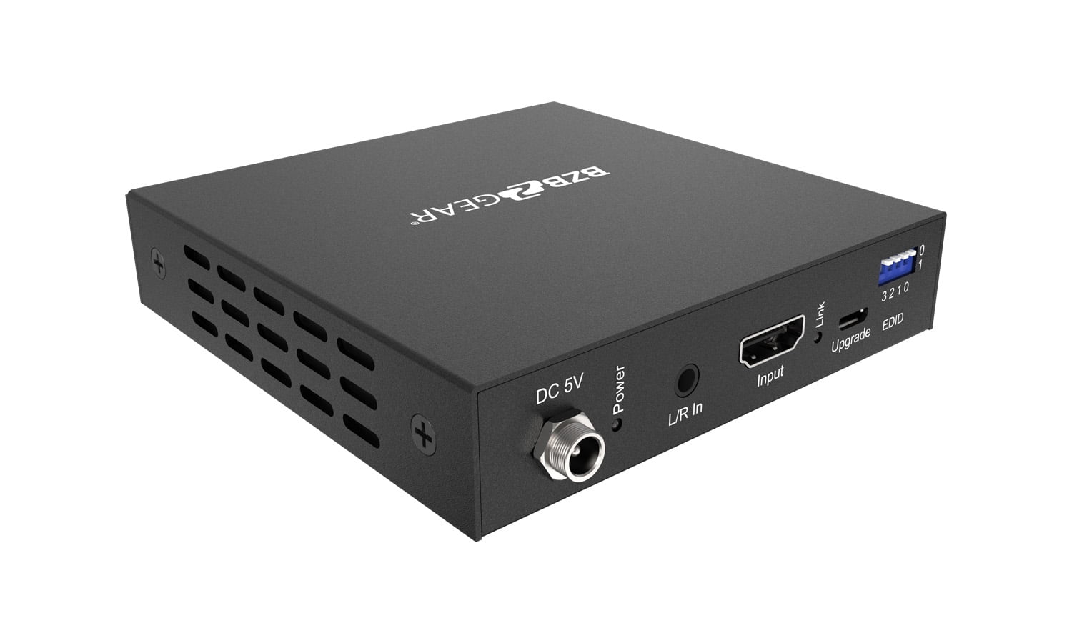 BZBGEAR 1x2 4K UHD HDMI Splitter/Scaler with Analog Audio Embedder and ...