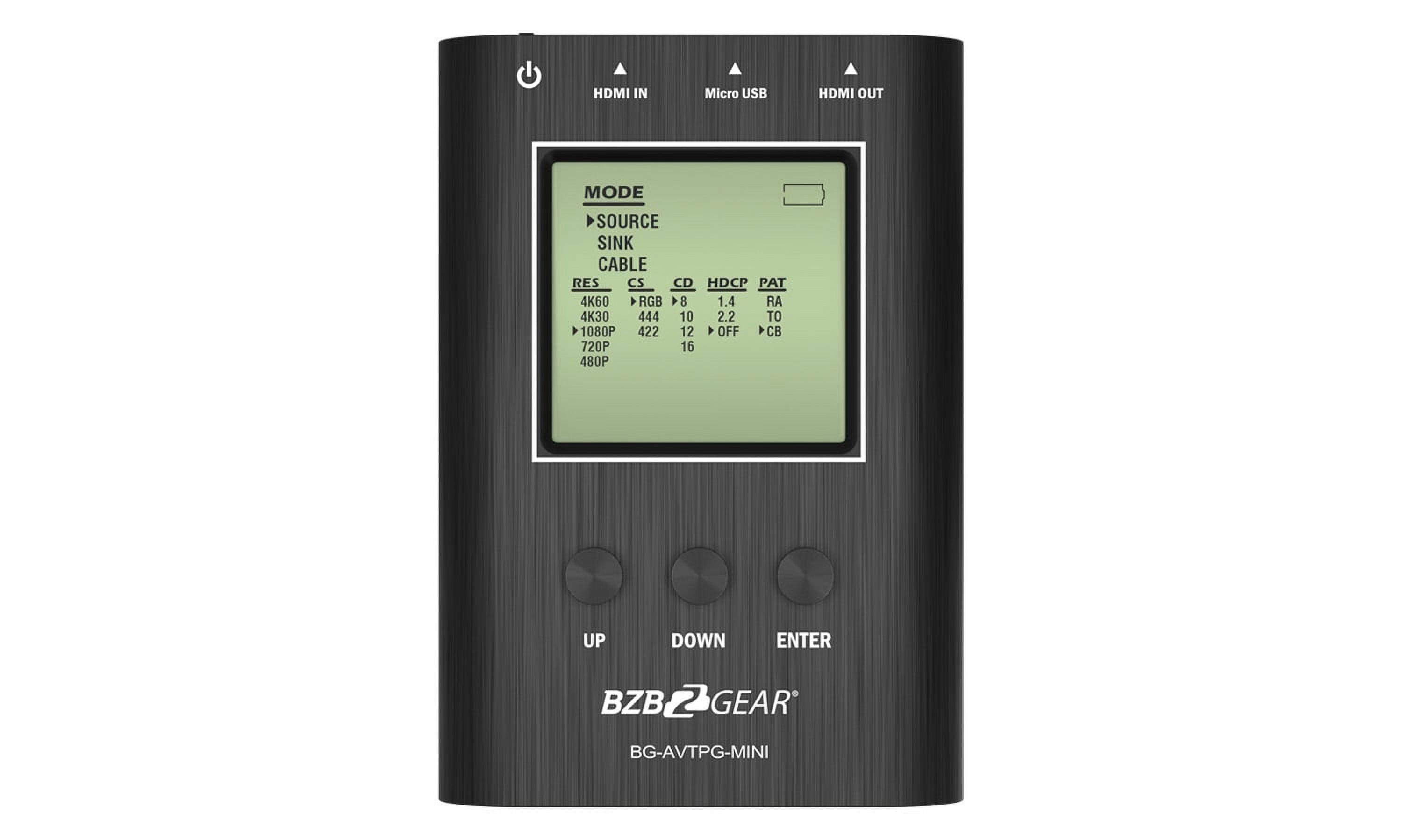 BZBGEAR 4K/1080P HDMI 2.0 18Gbps Portable Signal Test Generator and ...