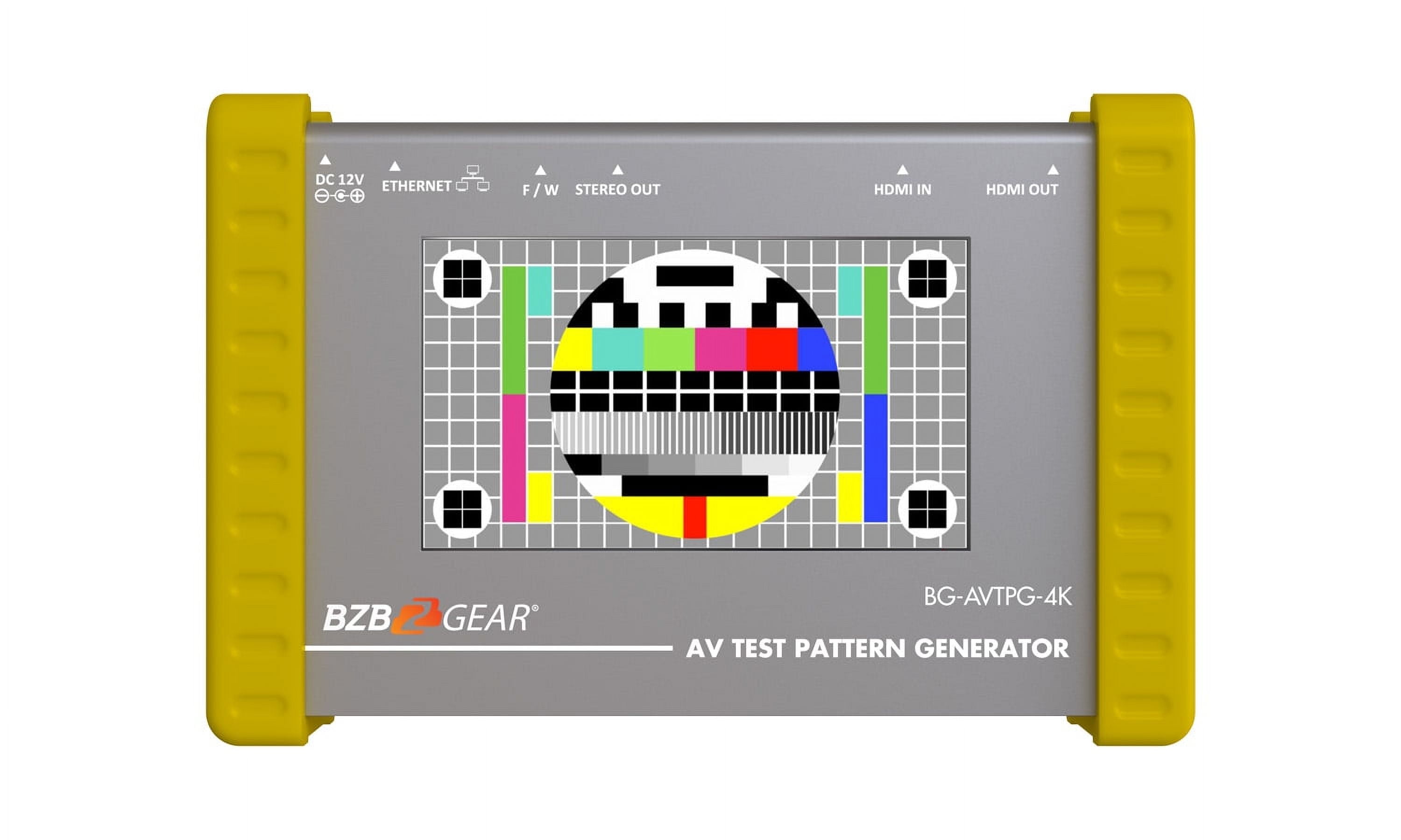 BZBGEAR 4K/1080P HDMI 2.0 18Gbps Video Test Pattern Generator/Tester ...