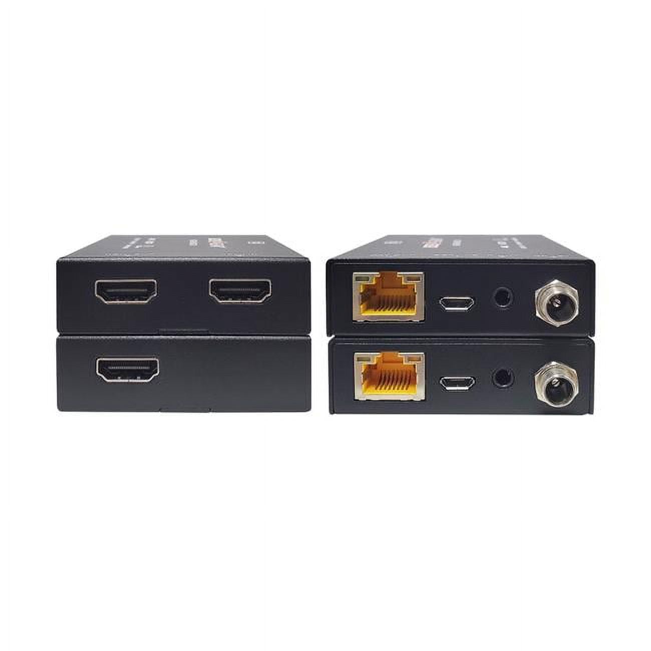 BZBGEAR 4K UHD HDMI Extender with Bi-directional IR over a Single Cat5e ...