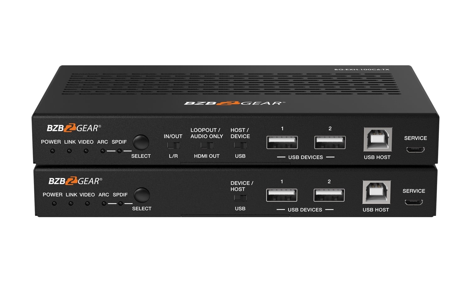 BZBGEAR 4K UHD HDMI/HDBaseT 3.0 Extender with IR/eARC/ARC/PoC/RS-232/Ethernet/USB 2.0 and Audio ...