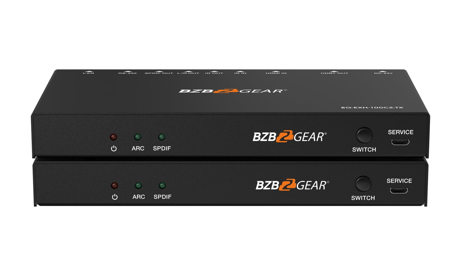 BZBGEAR 4K UHD HDMI HDBaseT Extender with IR/ARC/PoC/RS-232/Ethernet and Audio Embedding/De ...