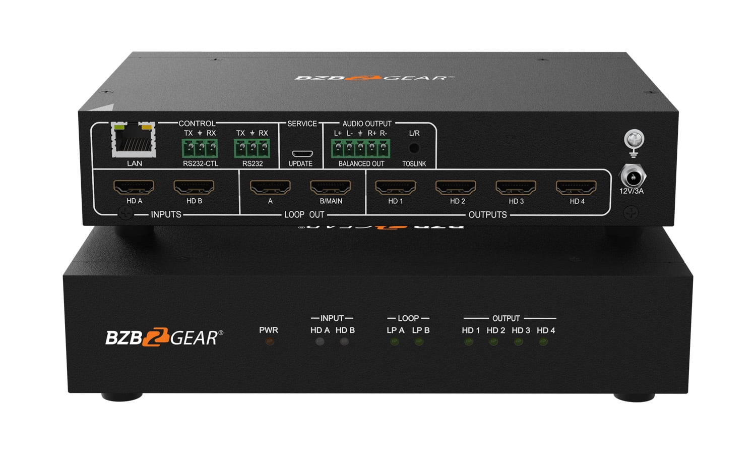 BZBGEAR 4K UHD HDMI Video Wall Processor/Switcher with IP/Audio/RS-232 for up to 4 Tvs - Walmart.com