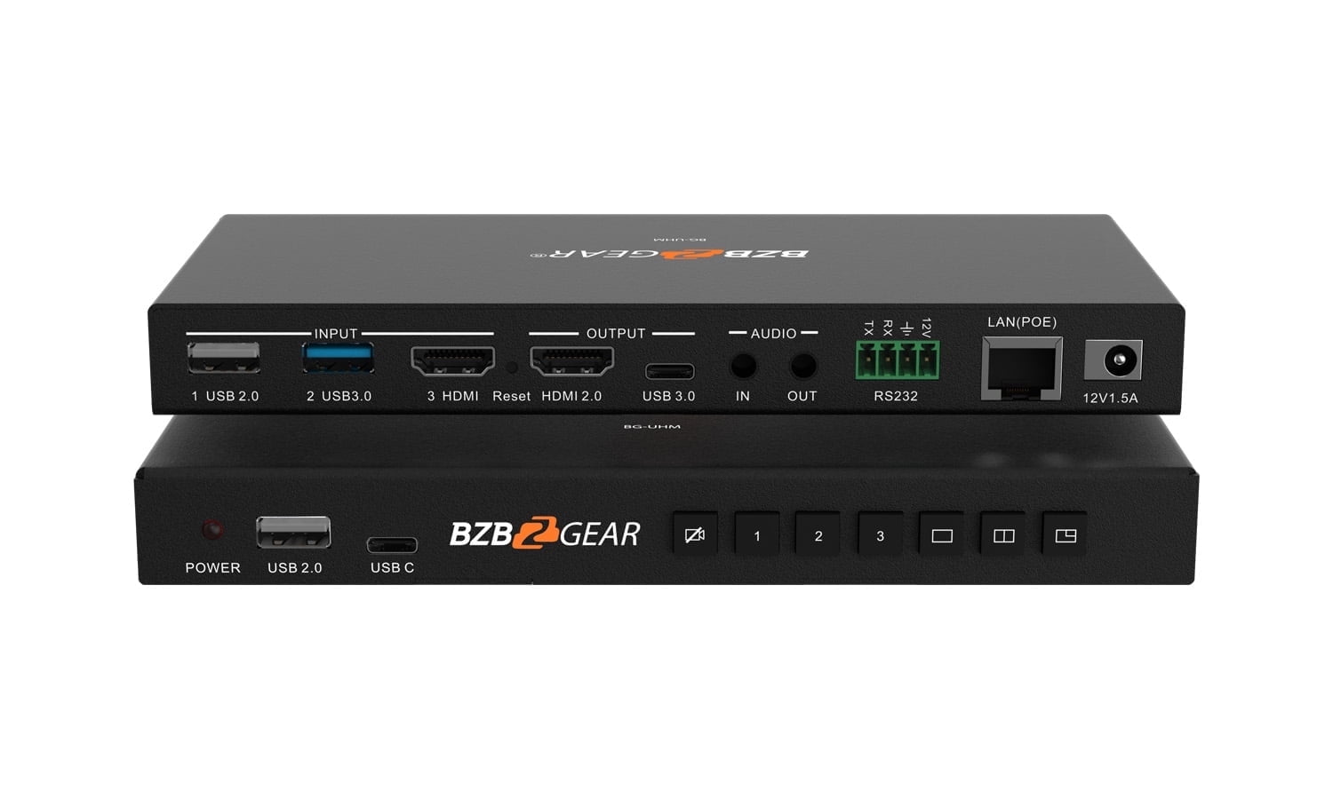 BZBGEAR 3-Port 4K UHD USB/HDMI Camera Video Selector and Mixer ...
