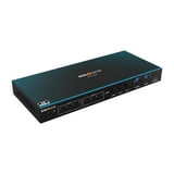 BZBGEAR 4x2 8K UHD HDMI 2.1 Matrix Switcher with Auto Downscaling/Audio De-Embedding (8K60/4K120 ...