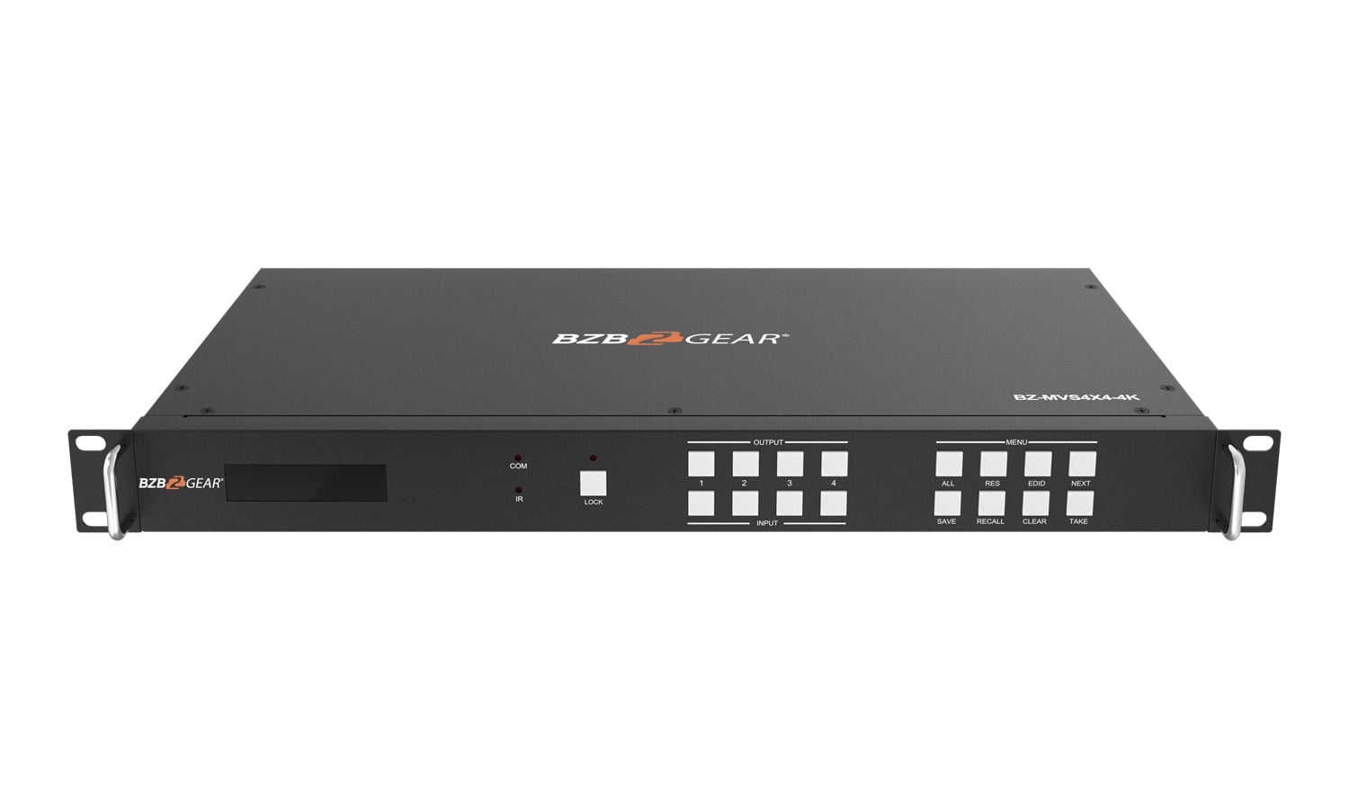 BZBGEAR 4x4 4K UHD HDMI Video Wall Processor/Seamless Matrix Switcher with Scaler/IR/Audio/RS ...