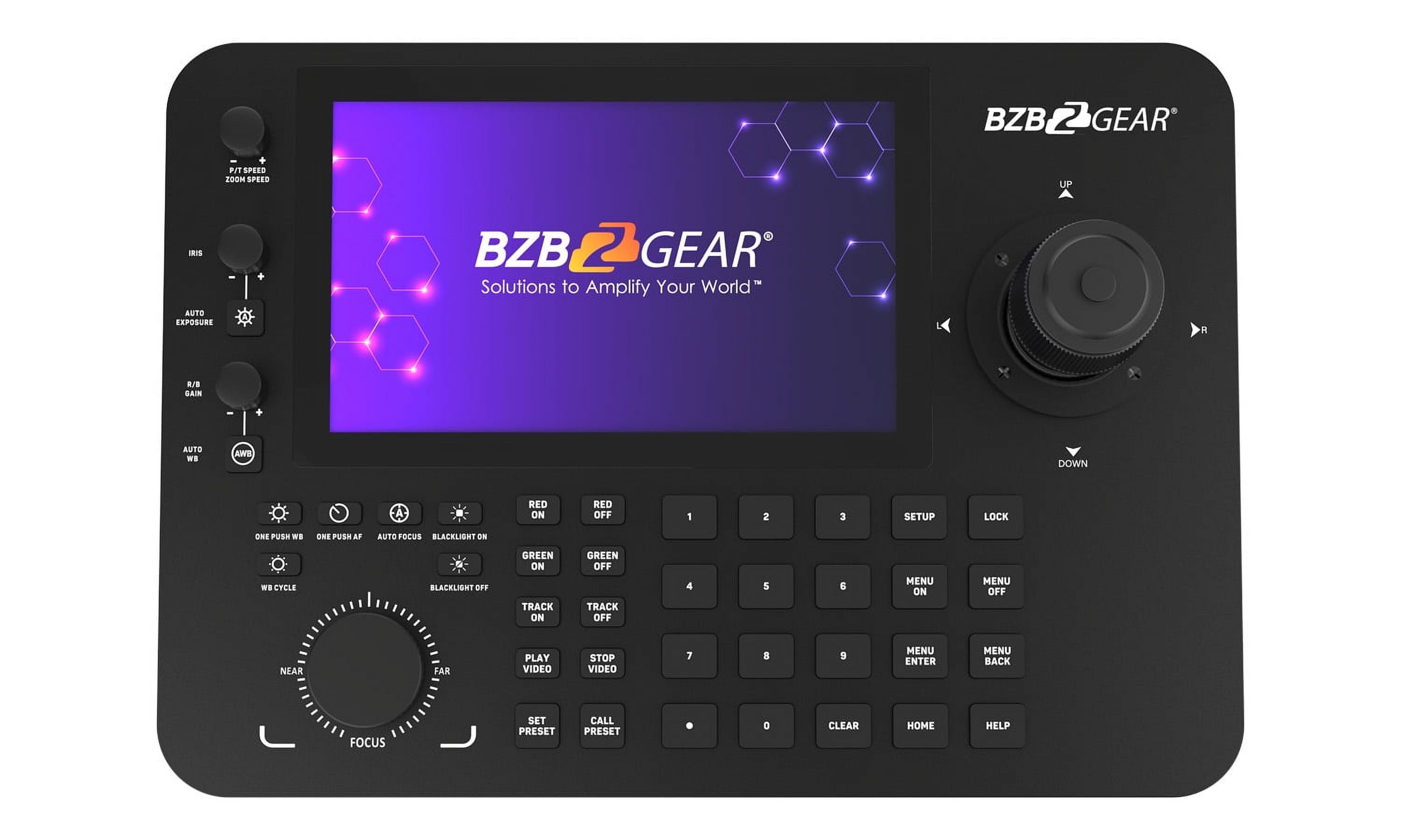 BZBGEAR Professional Serial and IP PTZ Joystick Controller with ...