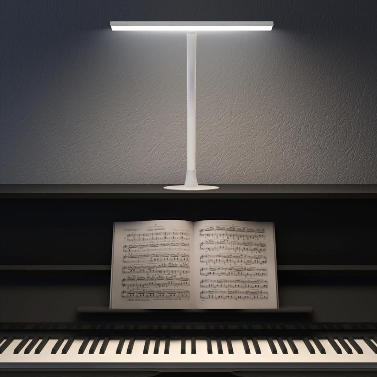 BZBRLZ LED Piano Desk Lamp, 15.7" Wide Computer Desk Lamp, 10W Bright ...