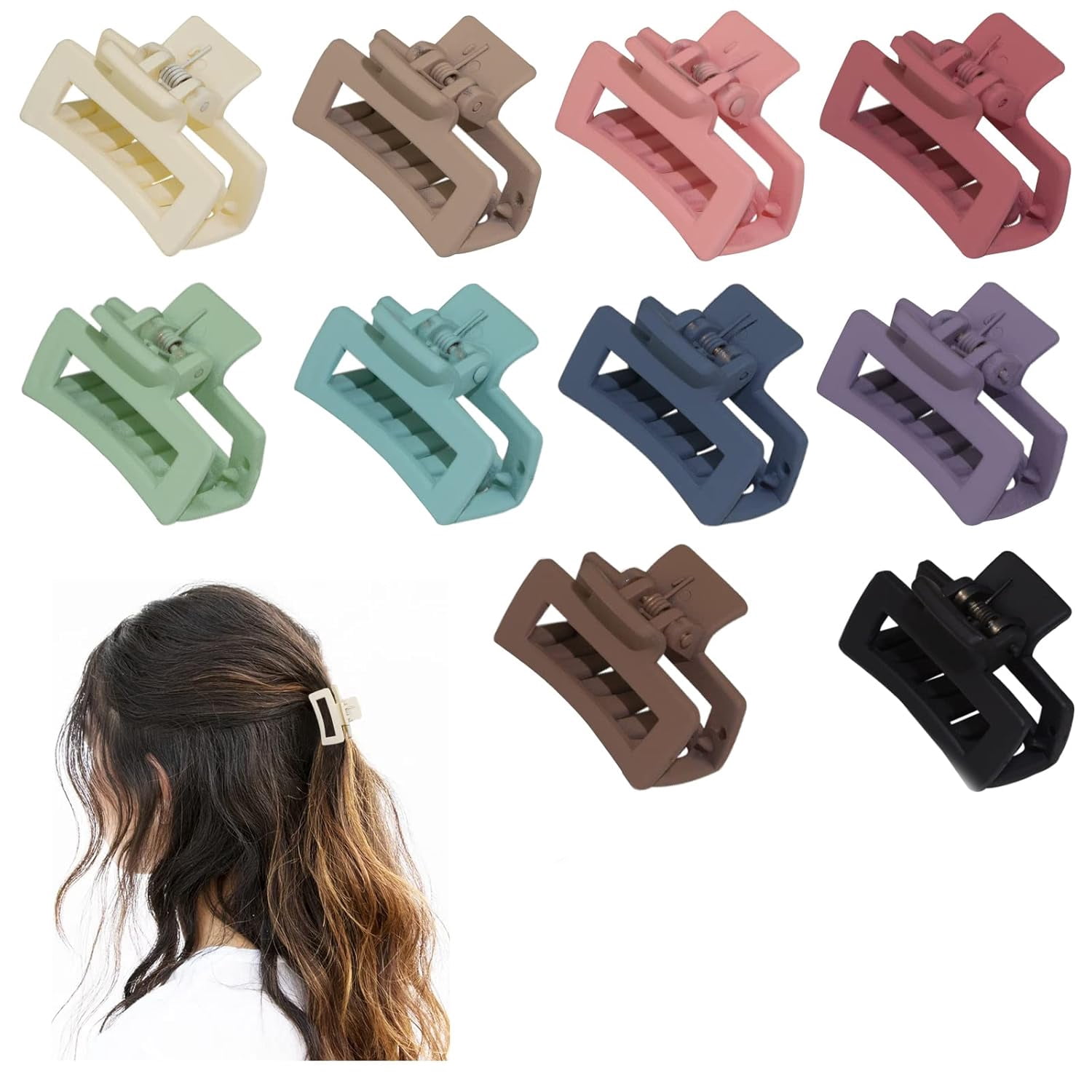 BZCOE Hair Clips for Women Girls for Thin/Medium Thick Hair,1.5 Inch ...