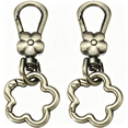 BZCOE Metal Keychain Clip Swivel Lobster Claw Clasp Flower Ring ...